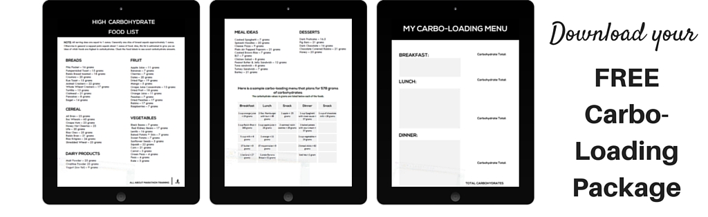 Carb loading - The Load Down on It