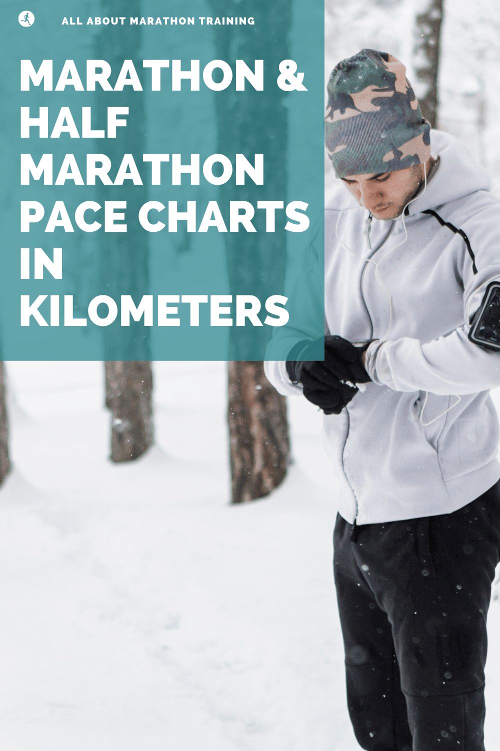 Full Half Marathon Pace Chart In KM Kilometers 